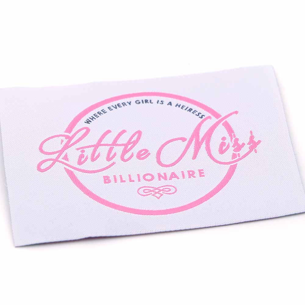Photo gallery of woven logo labels