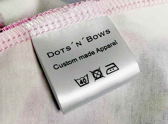 Laundry labels to design and order online